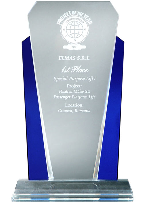 ELMAS | Elevators, Lifts, the trophy of the year, mega elevator ...